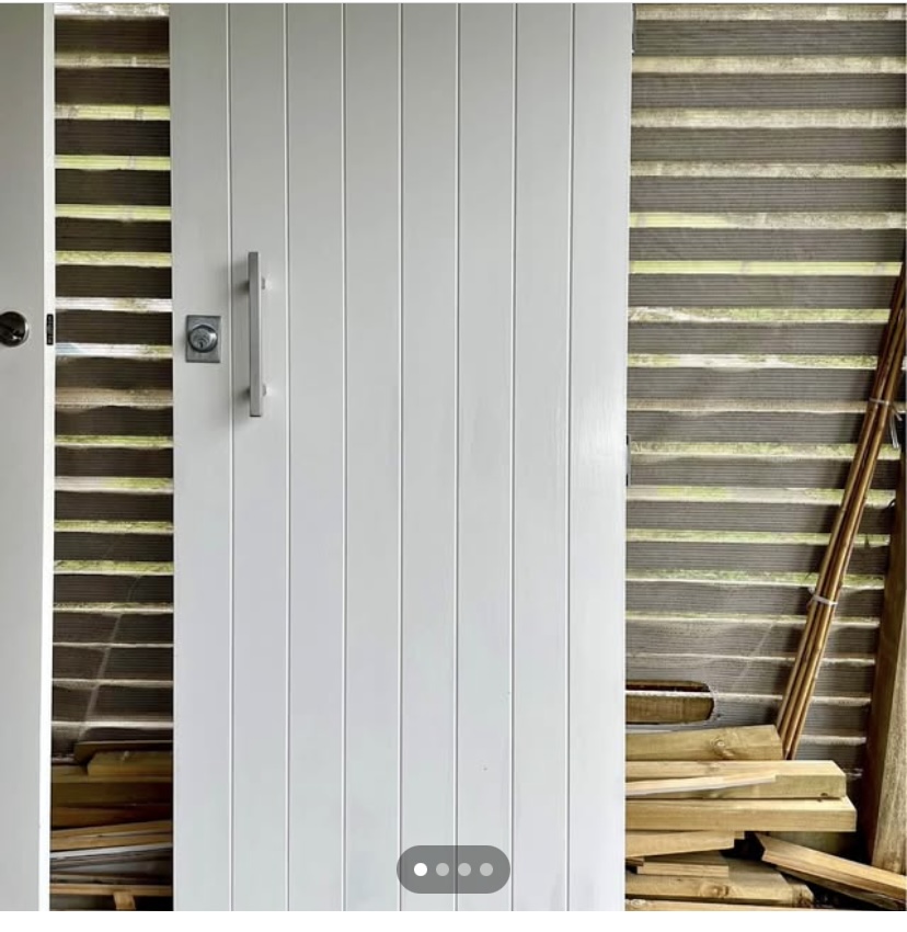 Installation of wooden front (exterior door) | NoCowboys